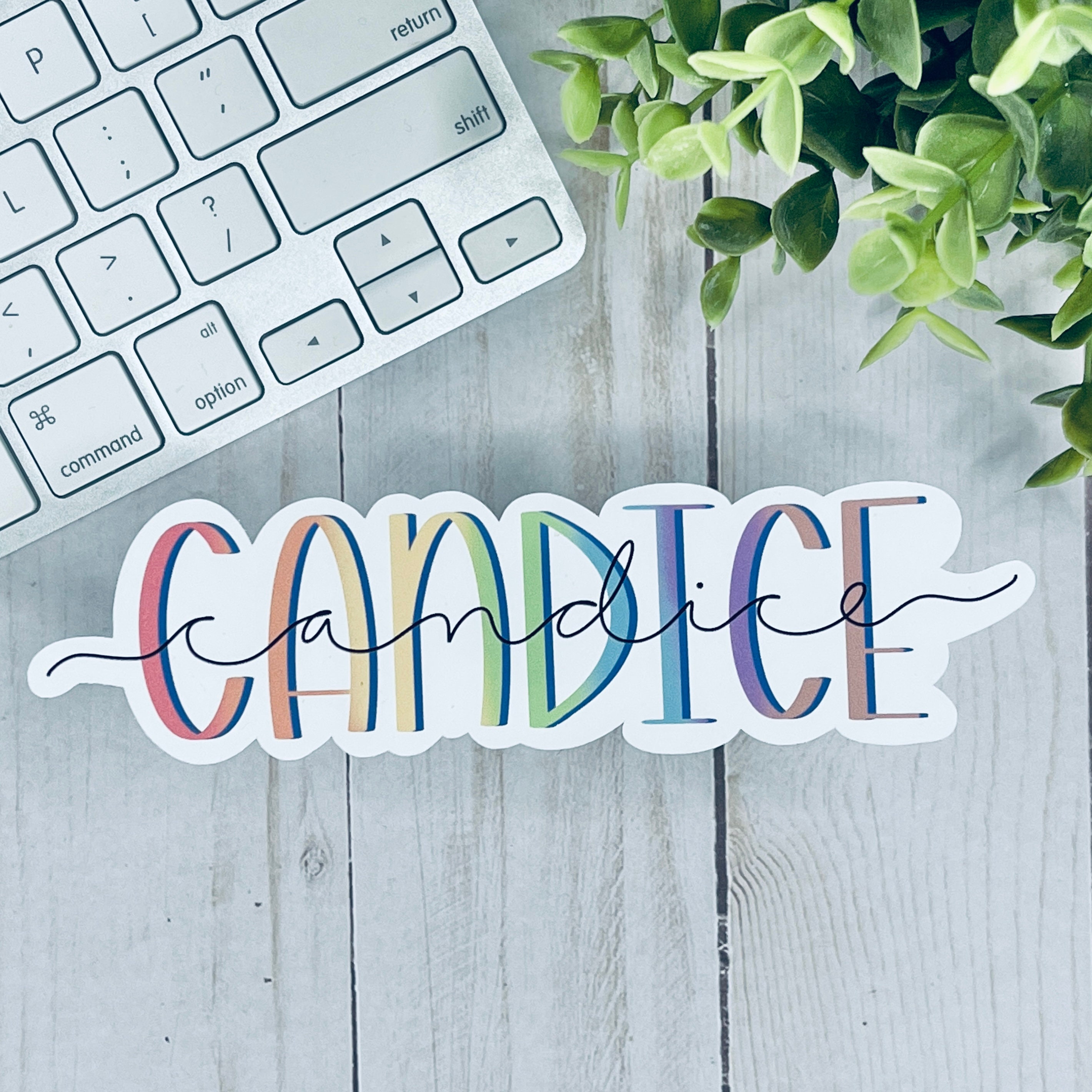 Custom Name Sticker Personalized Sticker Name Sticker | Etsy