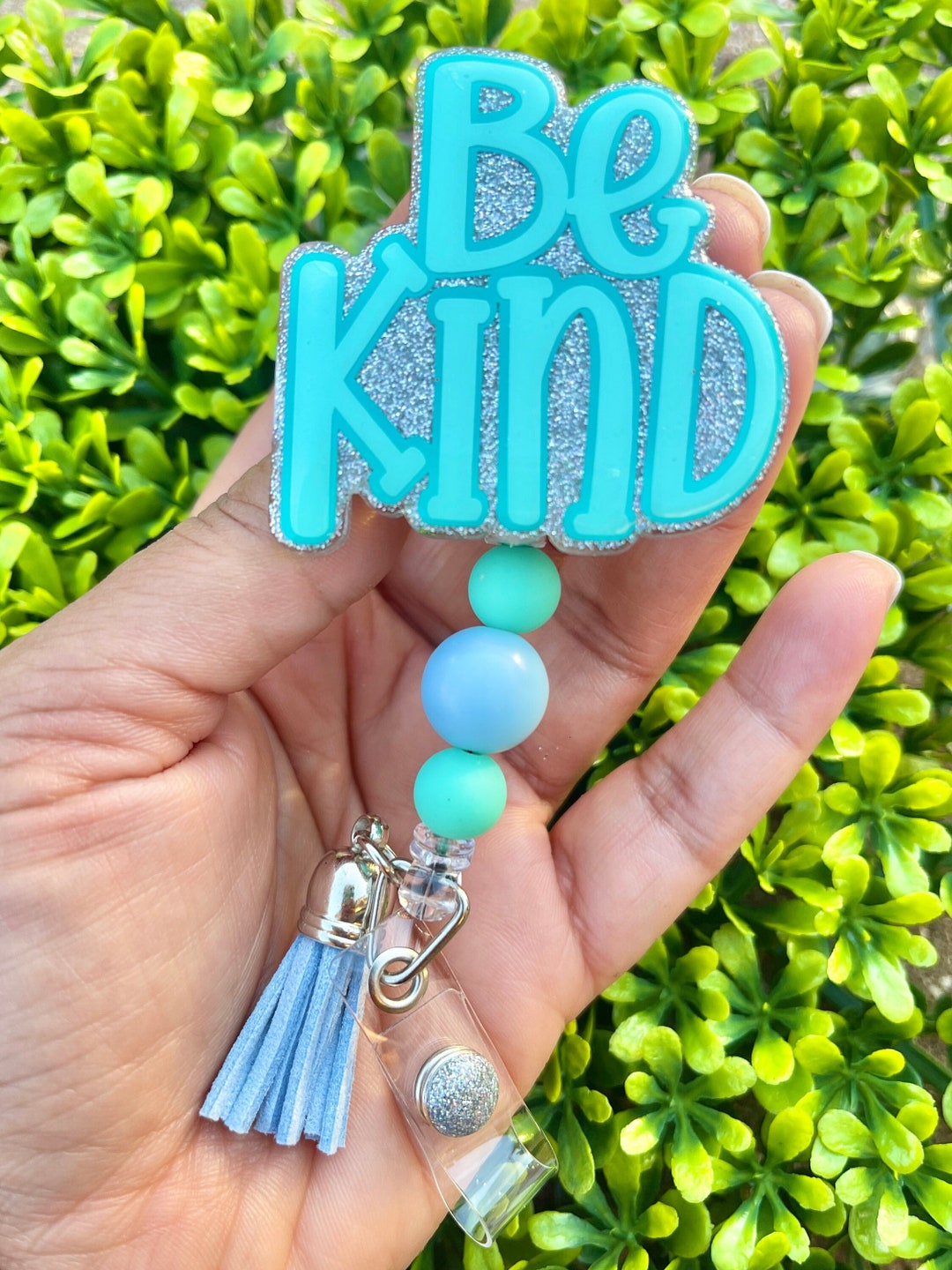 Acrylic 'be Kind' Badge Reel | Positivity Badge Reel | 'be Kind' Badge ...