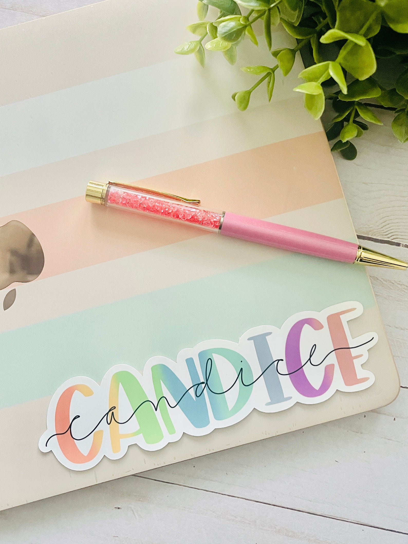 Custom Name Sticker Personalized Sticker Name Sticker - Etsy