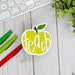 TEACH Apple Sticker Teacher Sticker Apple Sticker - Etsy