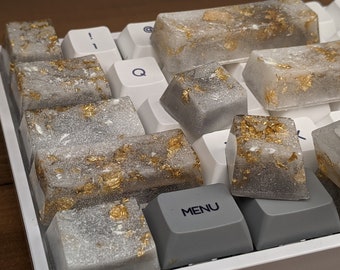 White Gold Keycap | Etsy