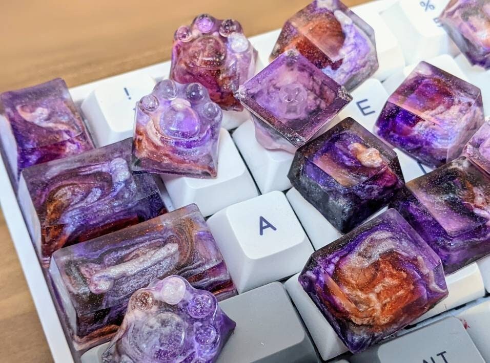 Resin Keycaps - Etsy