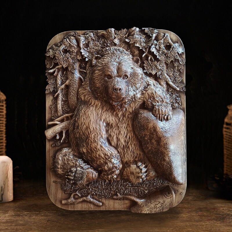 Bear Carving - Etsy