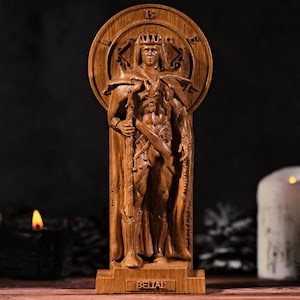 Belial Demon, Belial King Statue, Goetia King, Demonology Figure ...