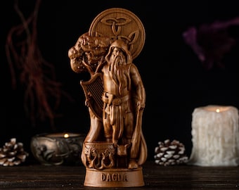 Dagda Statue Altar Totem Celtic God - Etsy
