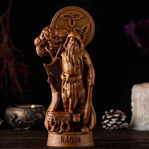 DAGDA Celtic Figurine Irish Mythology Celtic Statue - Etsy