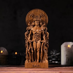 Bael Demon Statue, Bael Statue, Bael Goetia Figure, Demonology Figure ...