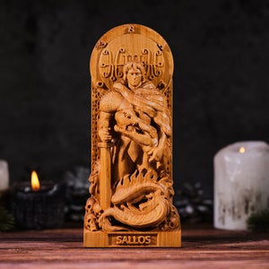 Sallos Goetia Demon, Zaebos Statue, Saleos Demon, Demonology Figure ...