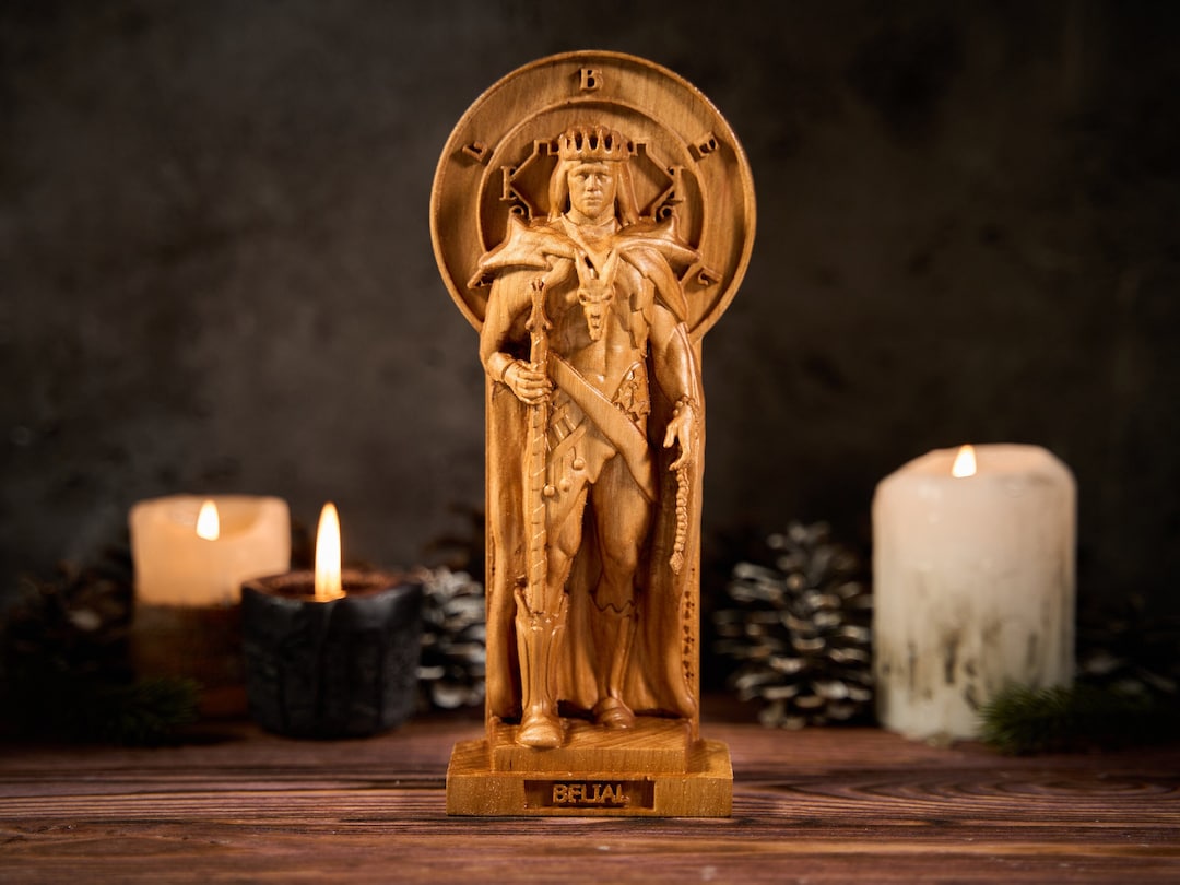 Belial Demon, Belial King Statue, Goetia King, Demonology Figure ...