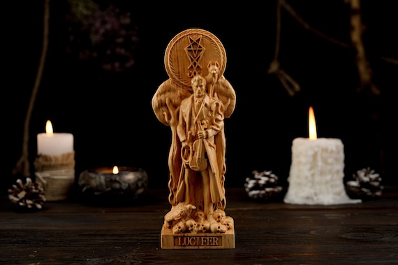 Lucifer Statue Satan Statue Lucifer Series Occultism - Etsy UK