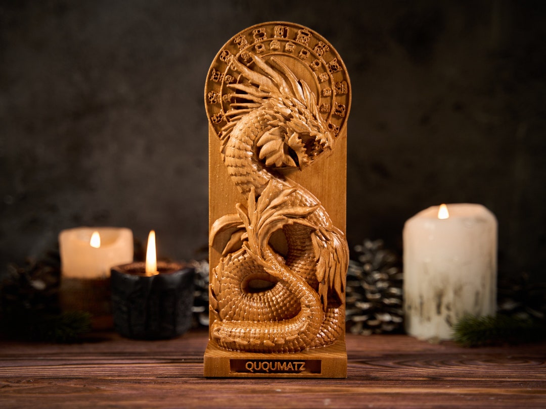 Ququmatz Maya God, Ququmatz Maya Wind God, Maya Serpent God, Aztec God ...