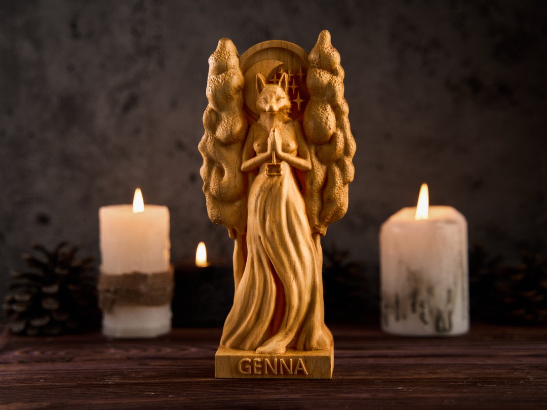 Genna Goddess, Cat Goddess, Pagan Figure, Custom Figure - Etsy