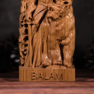 Balam Goetia King , Balam King Statue, Balam Demon King, Demonology Figure, Goetia Demon, Pagan ...