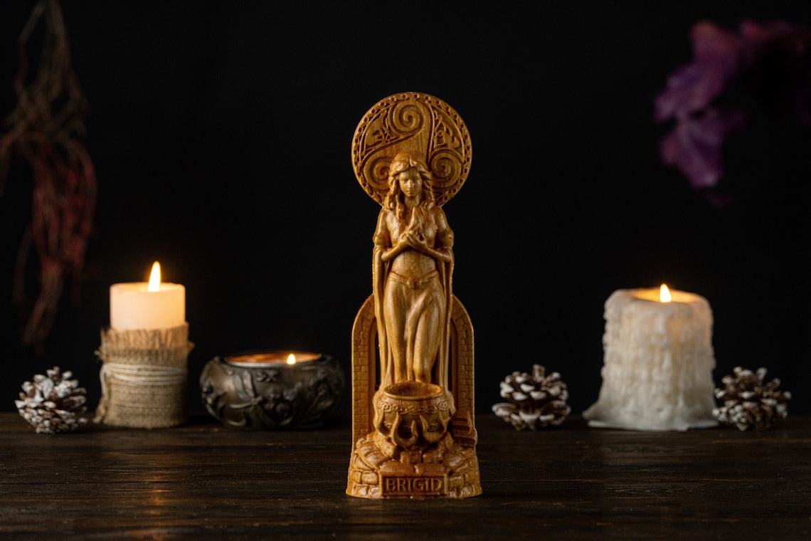 Brigid Irish Goddess Brigid Celtic Goddess Celtic Gods - Etsy