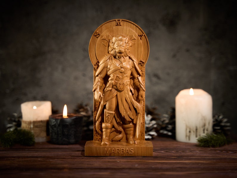 Marbas Goetia Demon, Marbas Statue, Demonology Figure, Goetia Demon ...