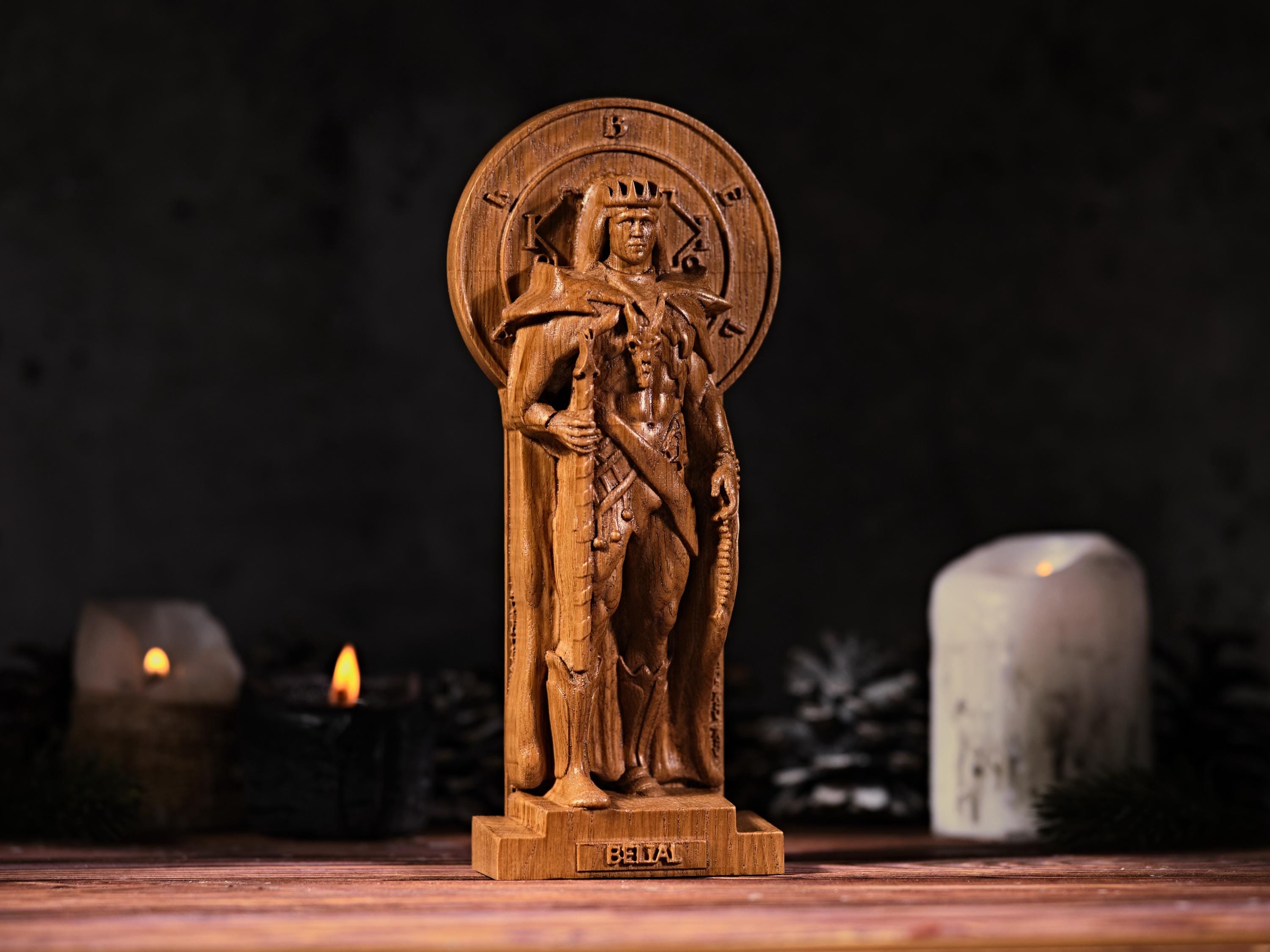 Belial Demon, Belial King Statue, Goetia King, Demonology Figure ...