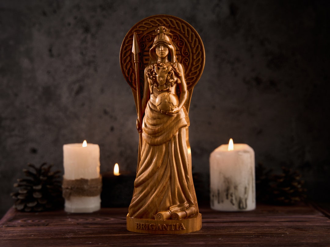 Brigantia Celtic Goddess, Brigantia Goddess, Brigantia Statue, Celtic ...