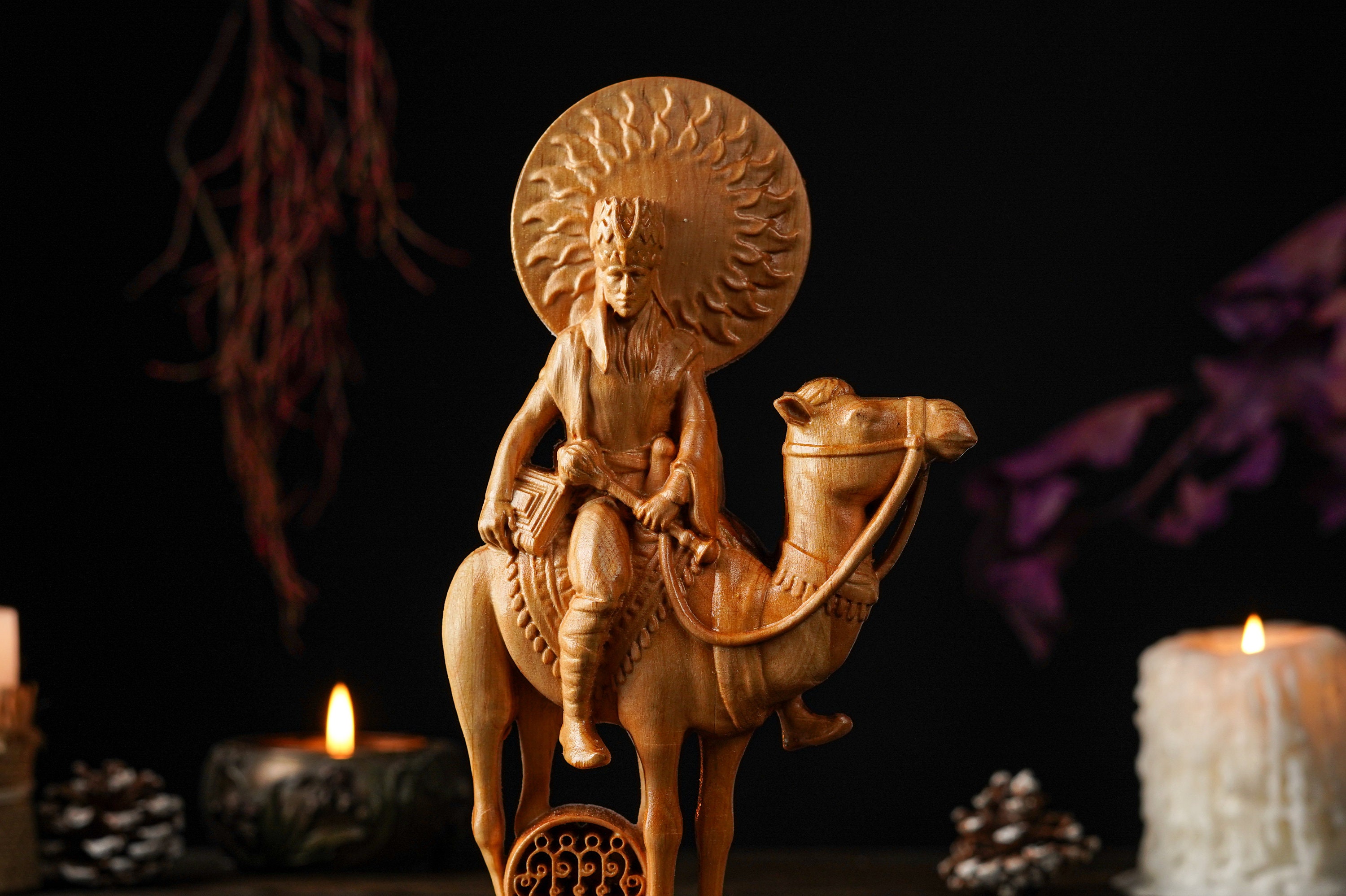 Goetia King Paimon Witchcraft Figure, Paimon Figure, Paimon Pagan ...