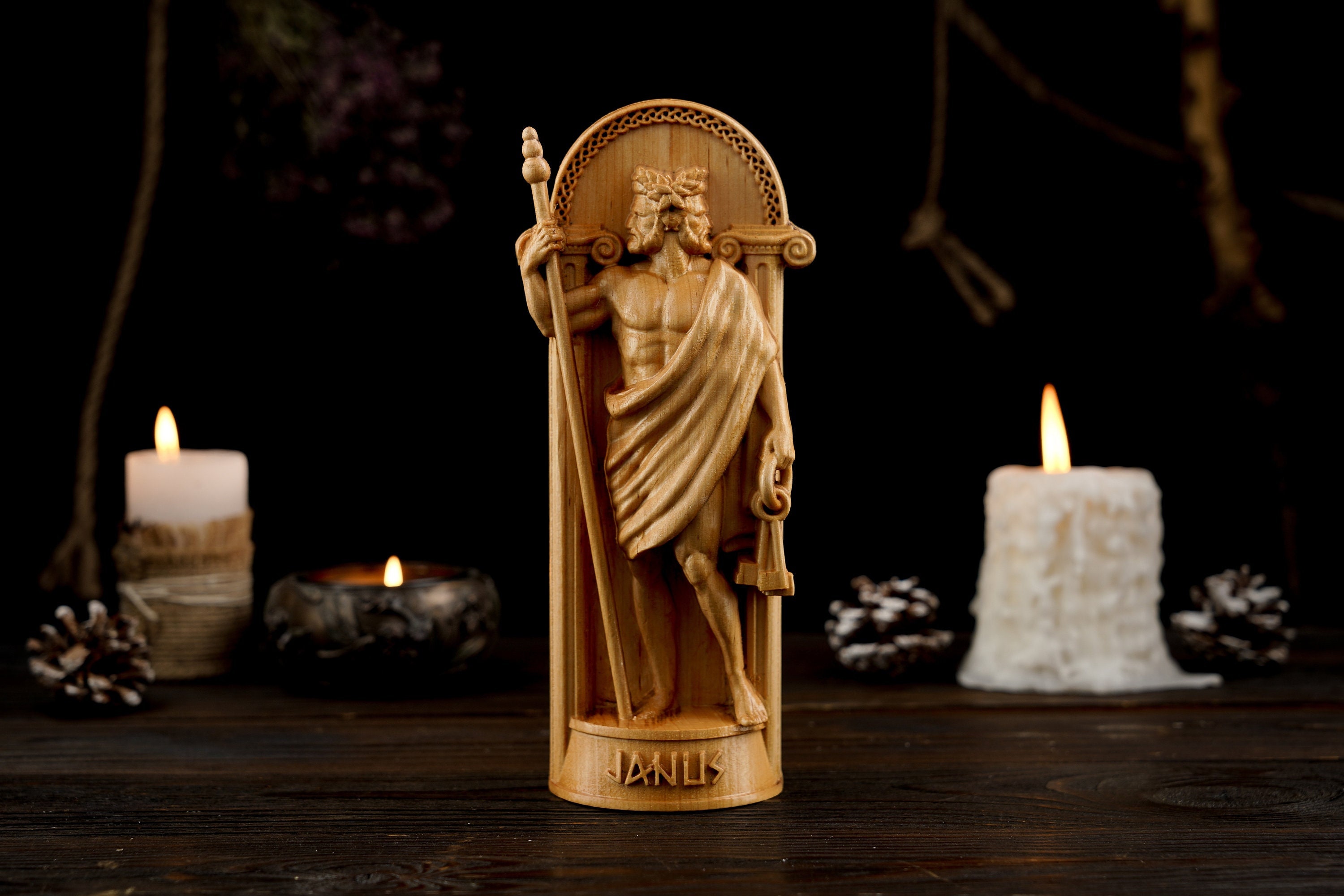 Janus Roman God Statue