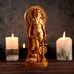 Frigga Goddess Statue, Frigg Norse Goddess, Frigg Norse Gods, Paganism ...