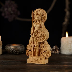 Valkyrie Statue, Valkyrie Norse Goddess, Norse Gods, Pagan Statue ...