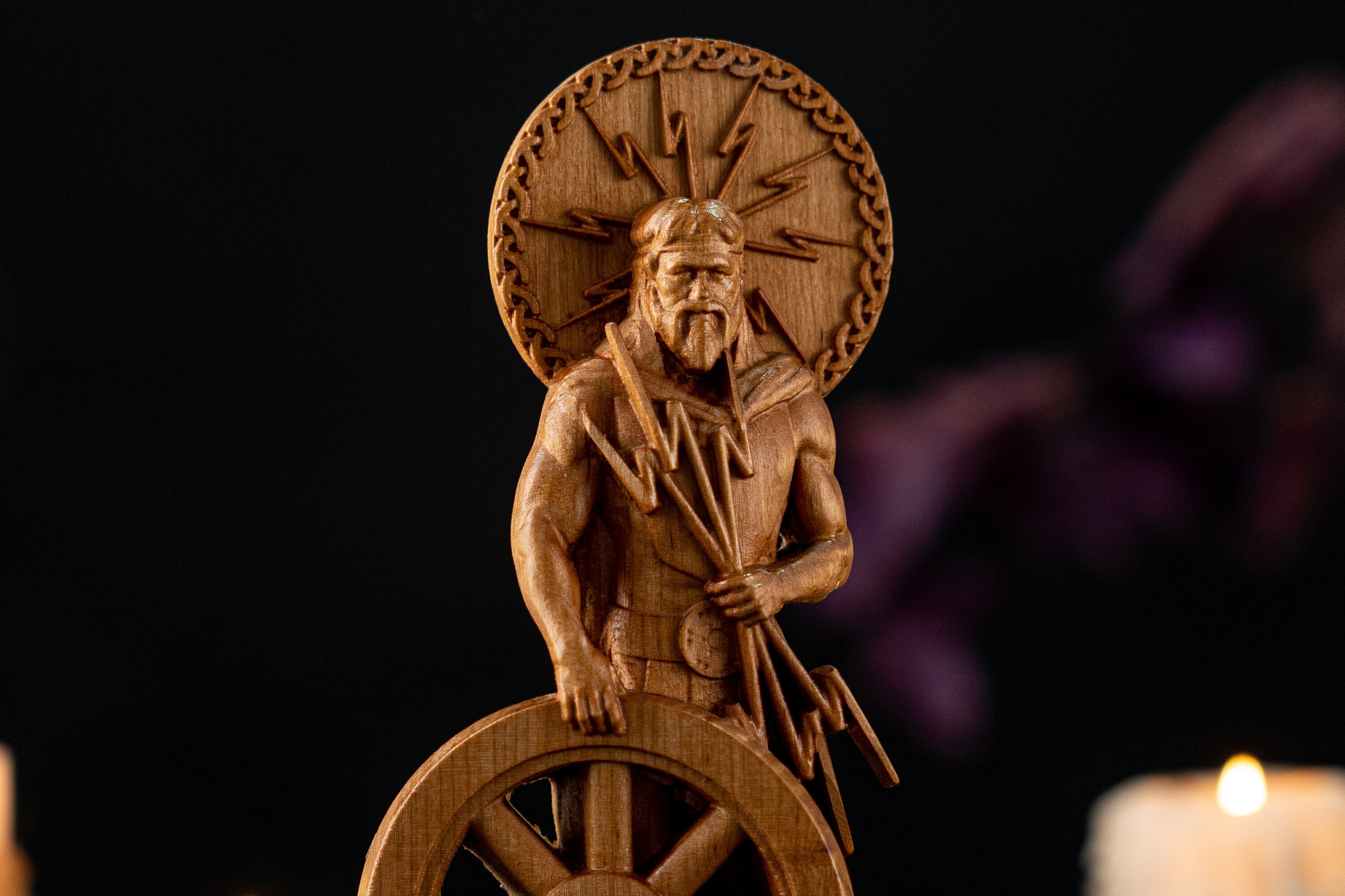 Taranis Celtic God, Taranis Celtic Figure, Celtic Gods, Celtic Altar ...