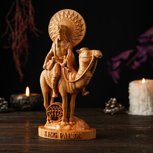 Goetia King Paimon Witchcraft Figure, Paimon Figure, Paimon Pagan ...