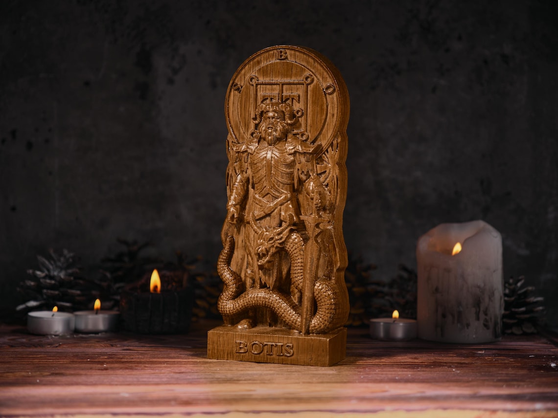 Botis Goetia Demon, Botis Statue, Demonology Figure, Goetia Demon ...
