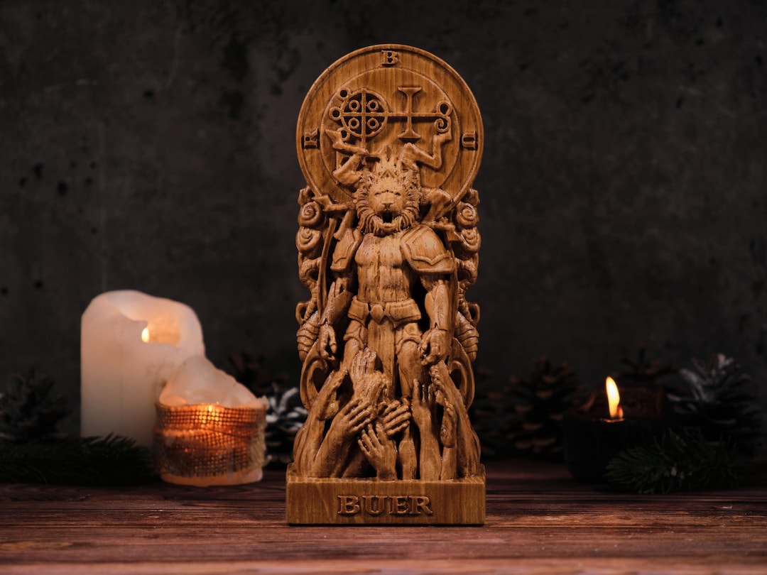 Buer Demon Statue, Buer Demon Statue, Buer Goetia Figure, Demonology ...