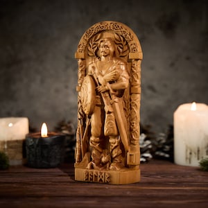 Baldur Norse God Statue, Baldr Norse Figure, Pagan Altar, Norse Gods ...