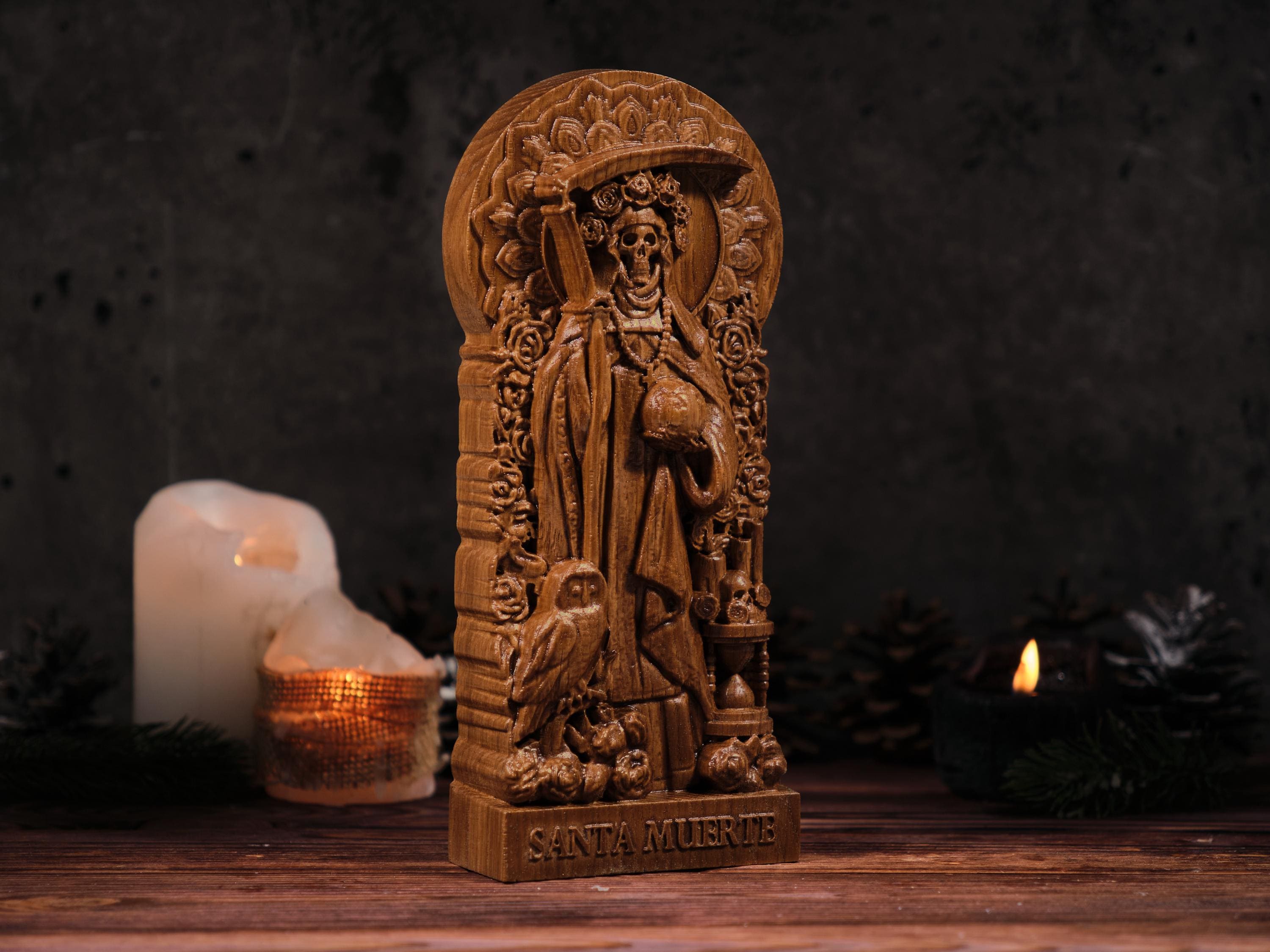 Santa Muerte Statue, Santa Muerte, Holy Death Statue, Santa Muerte ...