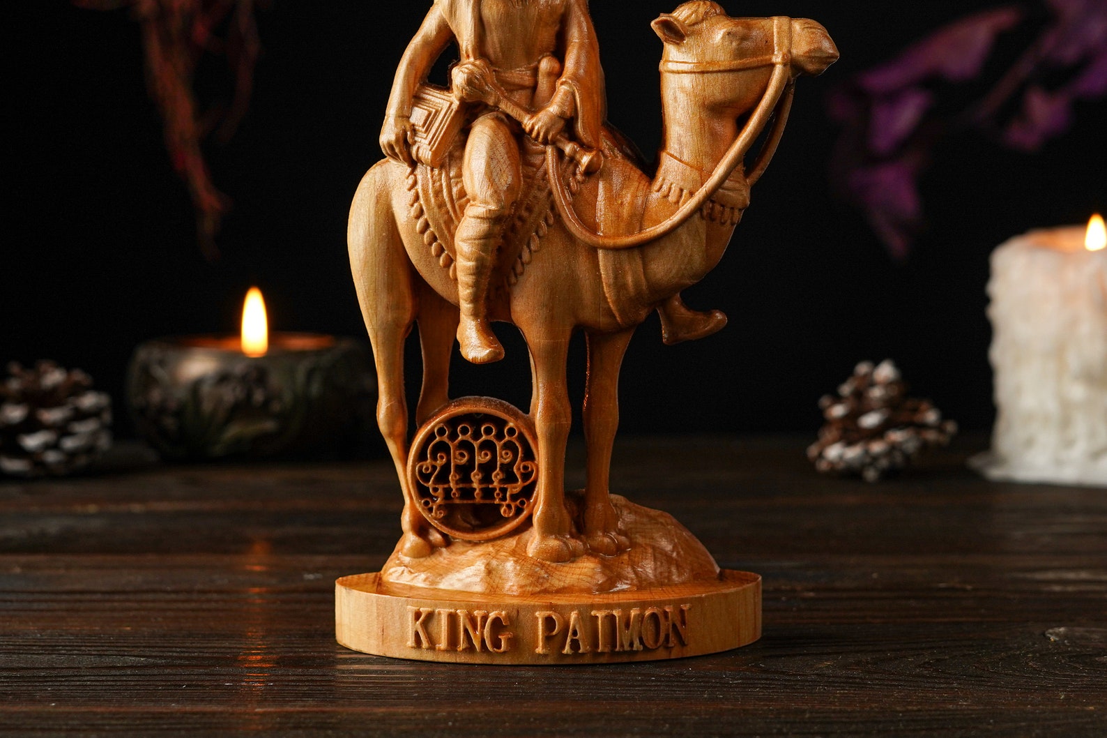 Goetia King Paimon Witchcraft Figure, Paimon Figure, Paimon Pagan ...