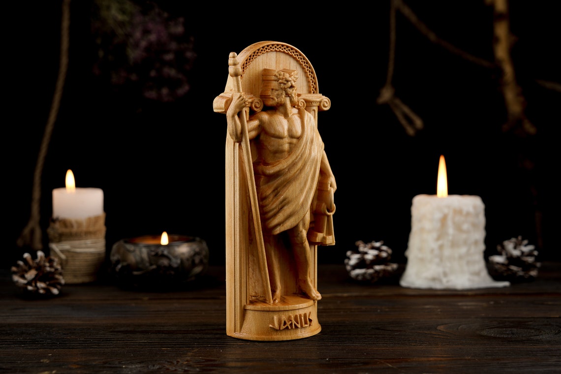 Janus Roman God Janus Roman Figure Pagan Statue Roman - Etsy