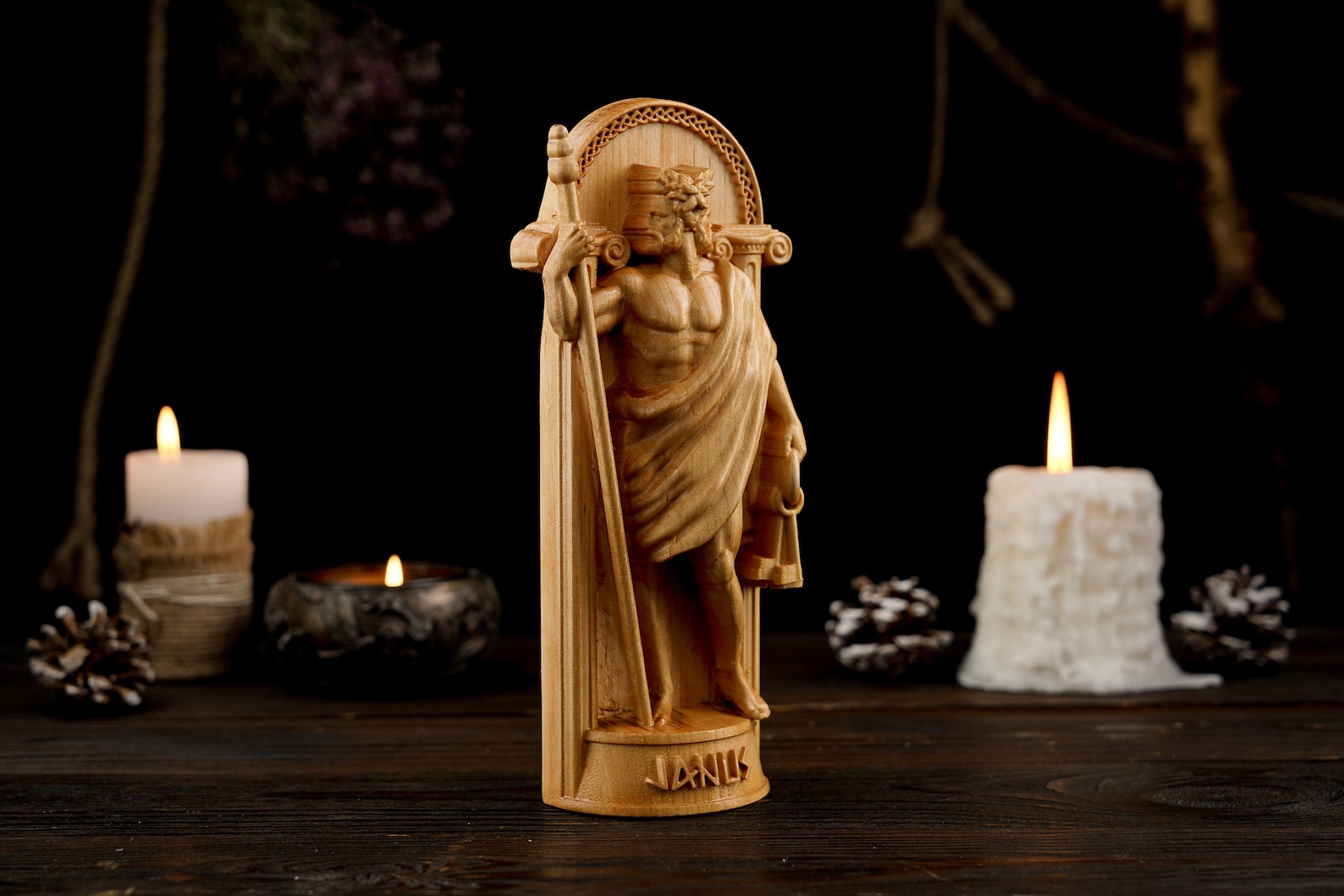 Janus Roman God Janus Roman Figure Pagan Statue Roman - Etsy