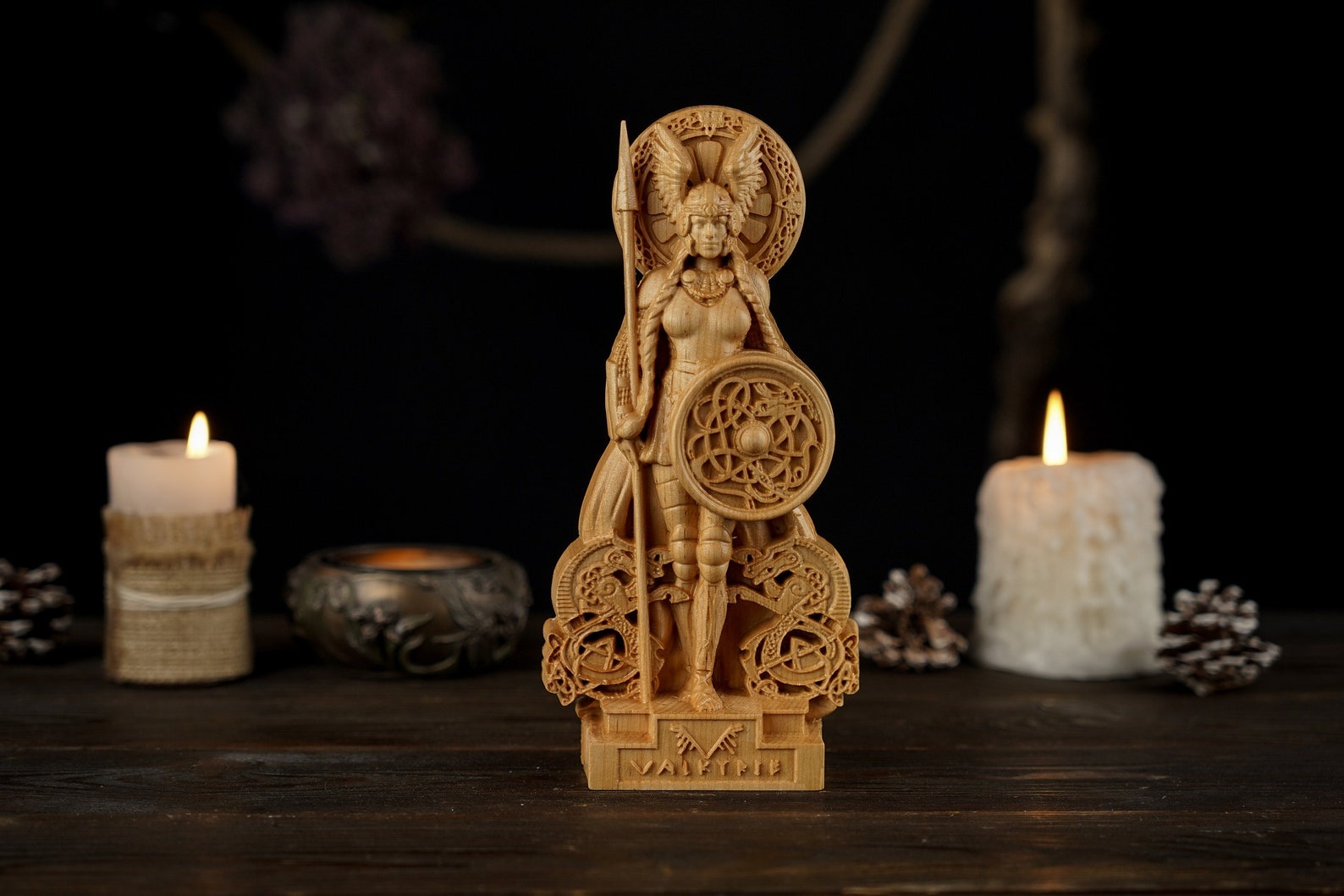 Valkyrie Statue, Valkyrie Norse Goddess, Norse Gods, Pagan Statue ...