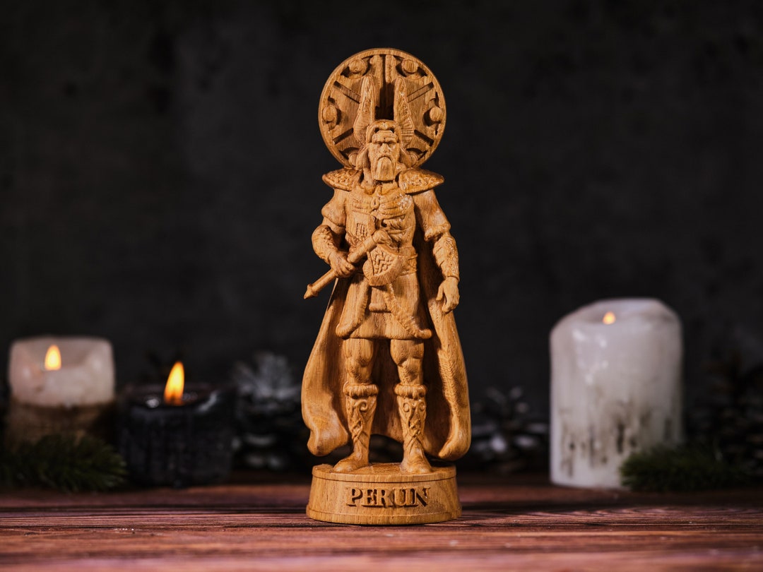 Perun Statue, Slavic God Statue, Perun God Statue, Slavic Pantheon ...