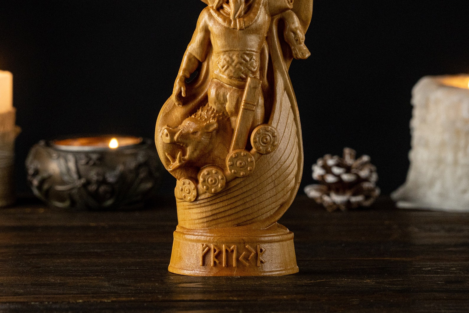 Freyr Norse God Figure, Freyr Pagan Statue, Freyr Statue, Freyr God ...