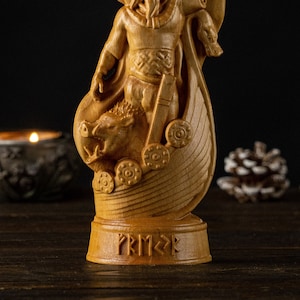 Freyr Norse God Figure, Freyr Pagan Statue, Freyr Statue, Freyr God ...
