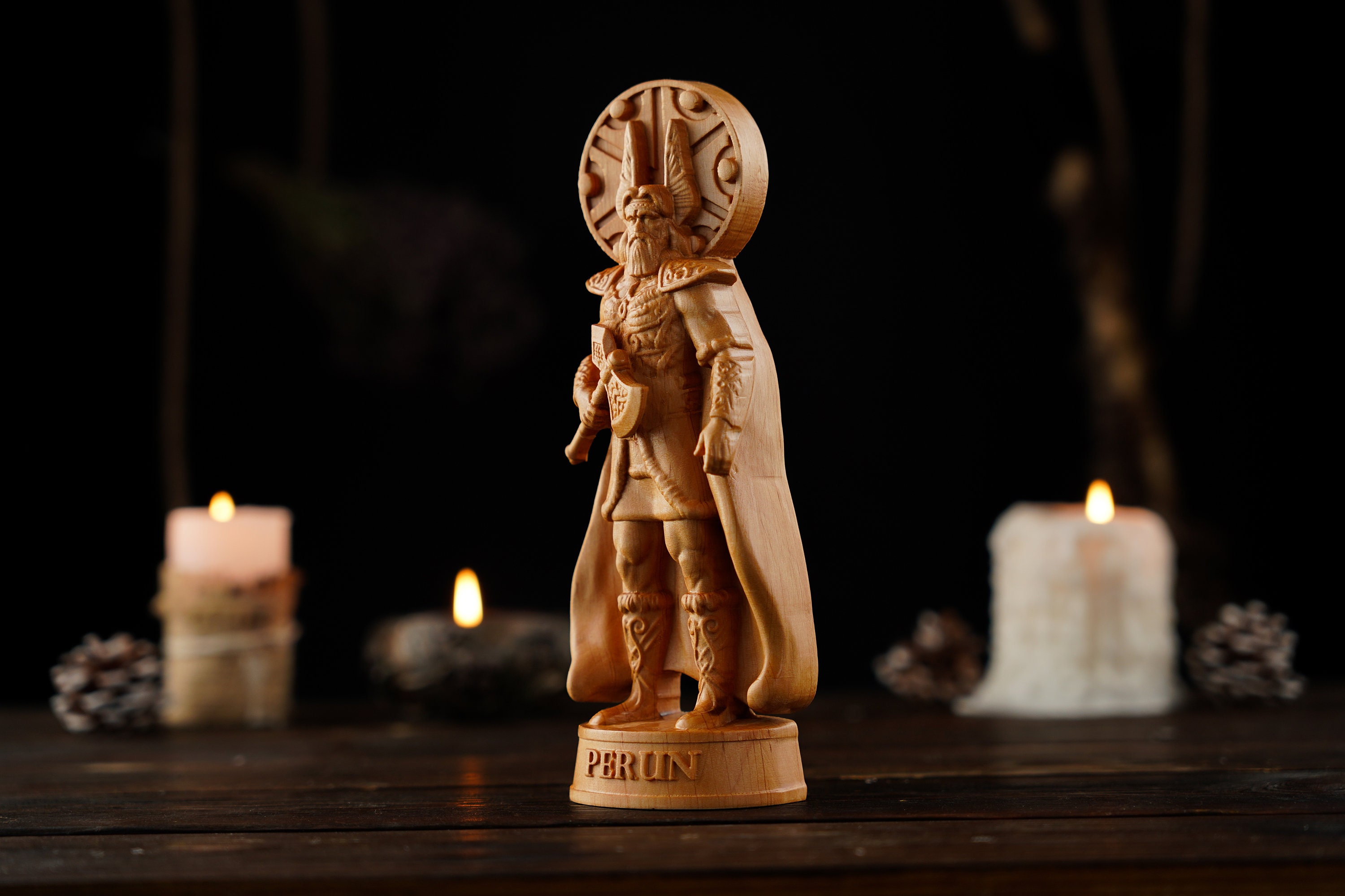 Perun Statue Slavic God Statue Perun God Statue Slavic - Etsy Australia