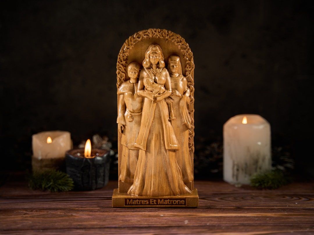 Matres and Matronae Statue, Mother Goddess Statue, Goddess Statue ...