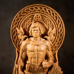 Aengus Irish God, Aengus Celtic God, Celtic Gods, Aengus Statue, Pagan ...