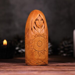 Sol Norse Goddess, Goddess Statue, Norse Goddes Statue, Viking Statue ...