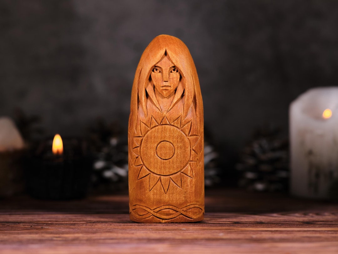 Sol Norse Goddess, Goddess Statue, Norse Goddes Statue, Viking Statue ...