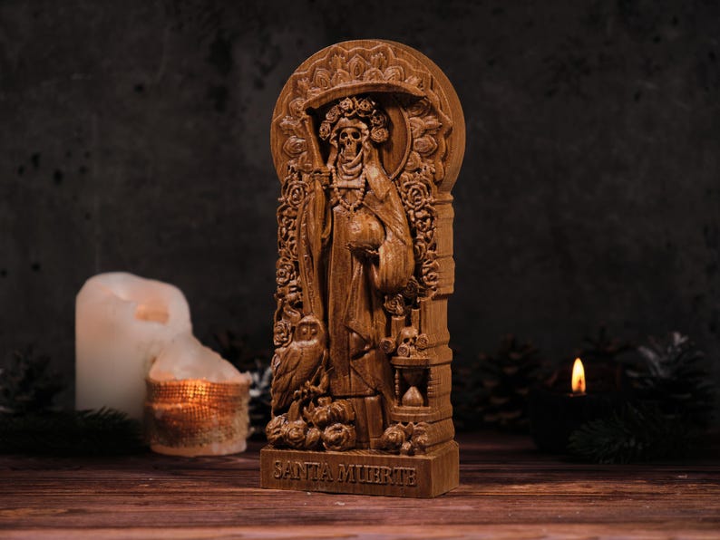 Santa Muerte Statue, Santa Muerte, Holy Death Statue, Santa Muerte ...