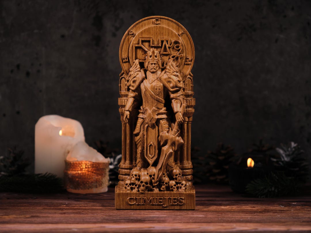 Cimejes Goetia Marquis Statue, Cimejes Statue, Demonology Figure ...