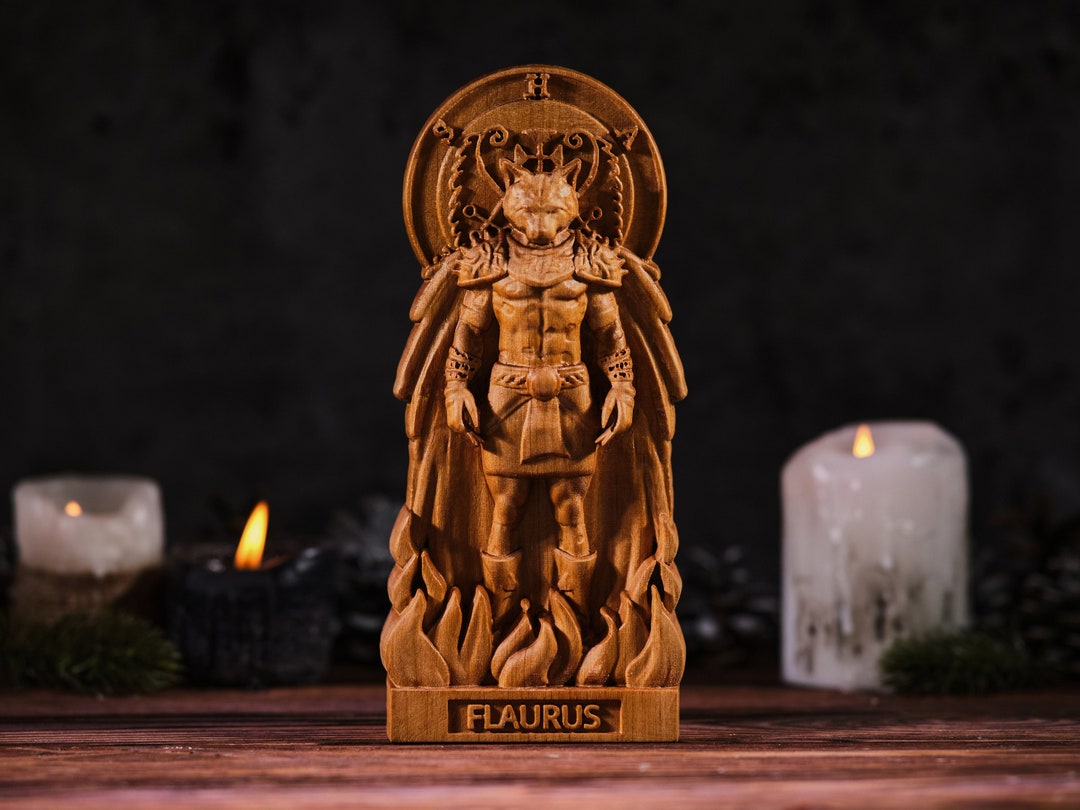 Flaurus Goetia Demon, Flauros Statue, Flauros Prince, Demonology Figure ...