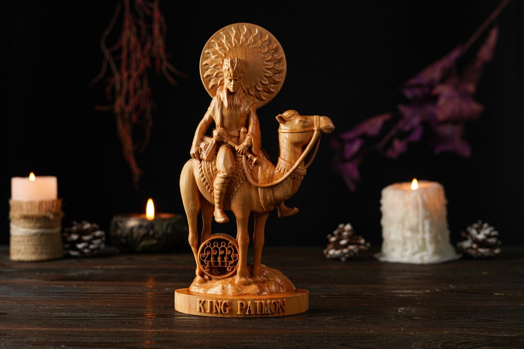 Goetia King Paimon Witchcraft Figure, Paimon Figure, Paimon Pagan ...