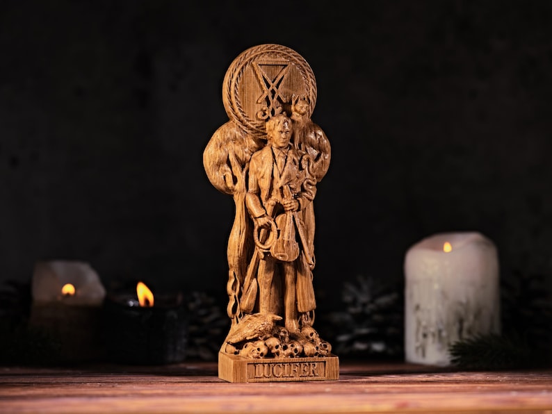 Lucifer Statue, Satan Statue, Lucifer Series, Occultism, Satanism, Fallen Angel Satan, Lucifer ...