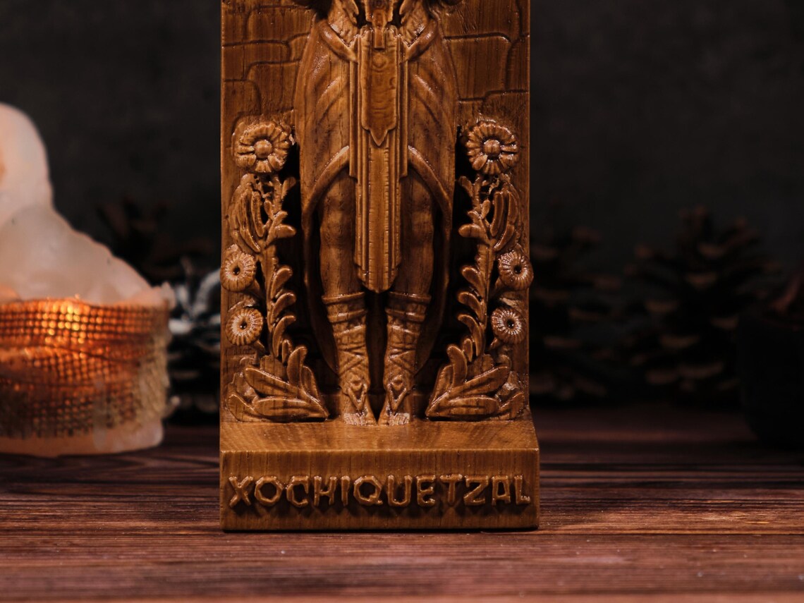 Xochiquetzal Aztec Goddess, Aztec Goddess, Aztec Statue, Mexican Art ...