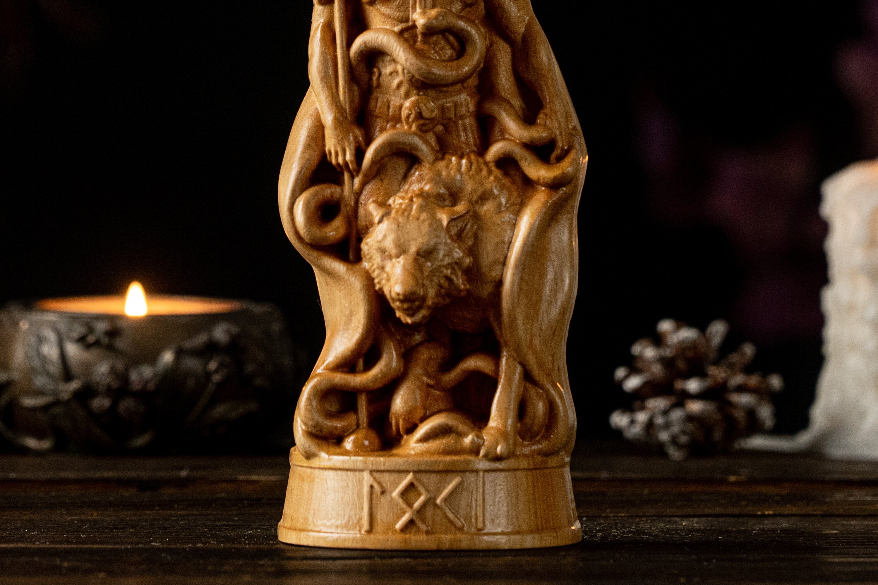 Loki Norse God Figure Loki Pagan Statue Norse Mythology - Etsy